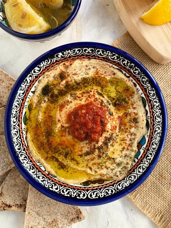Preserved Lemon Hummus Recipe - OMG! Yummy