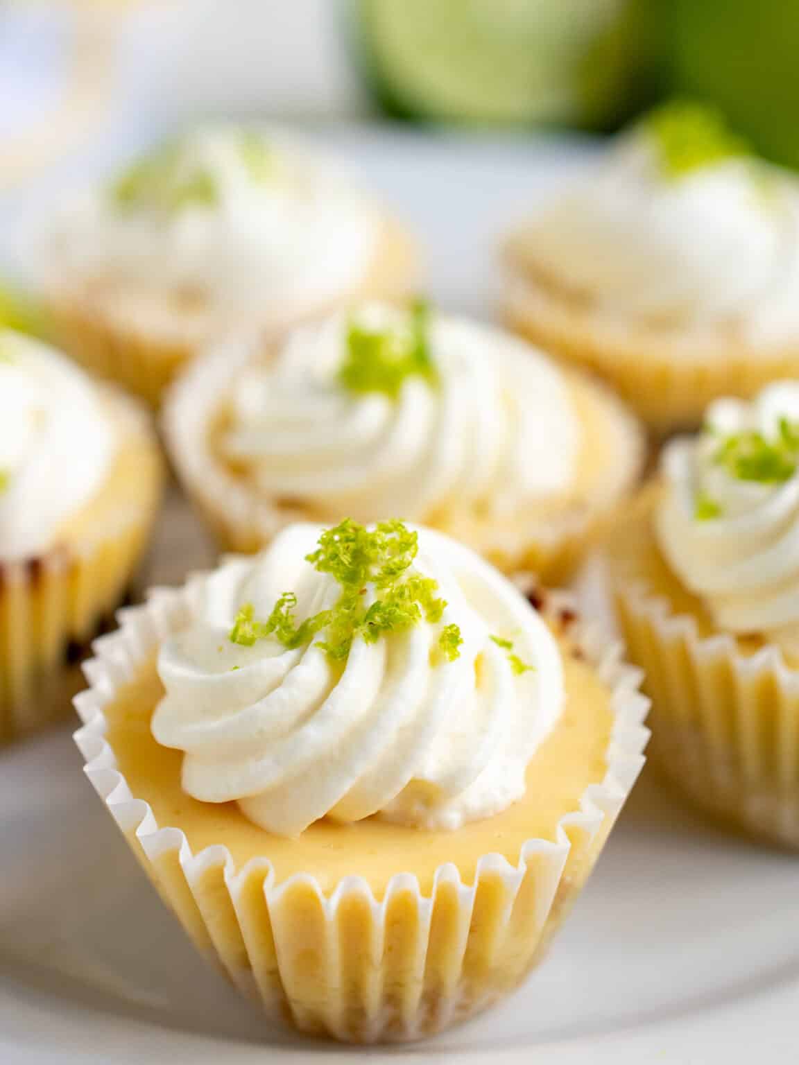 Mini Key Lime Pies with Chocolate and Macadamia Nut Crust - OMG! Yummy